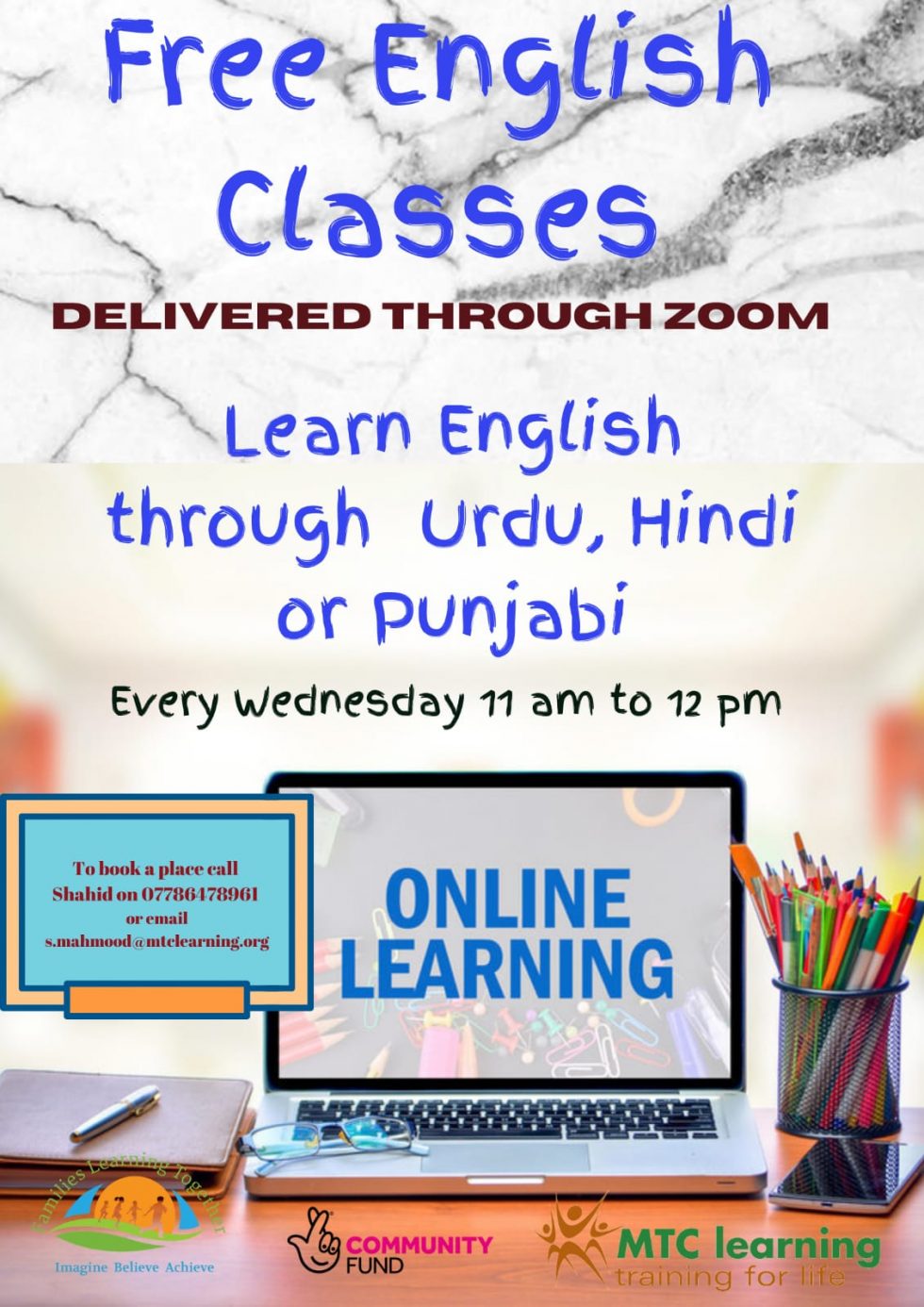 English support classes | MTC Learning